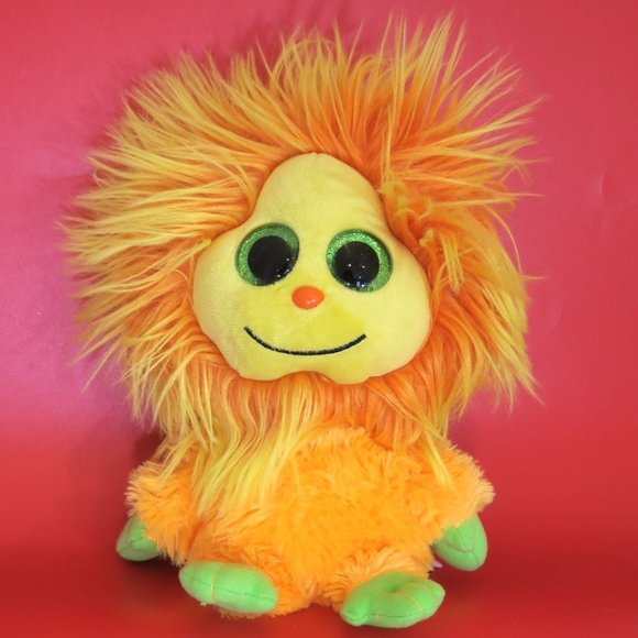 Ty | Toys | Ty 25 Frizzys Tang The Orange Monster Green Glitter Eyes ...